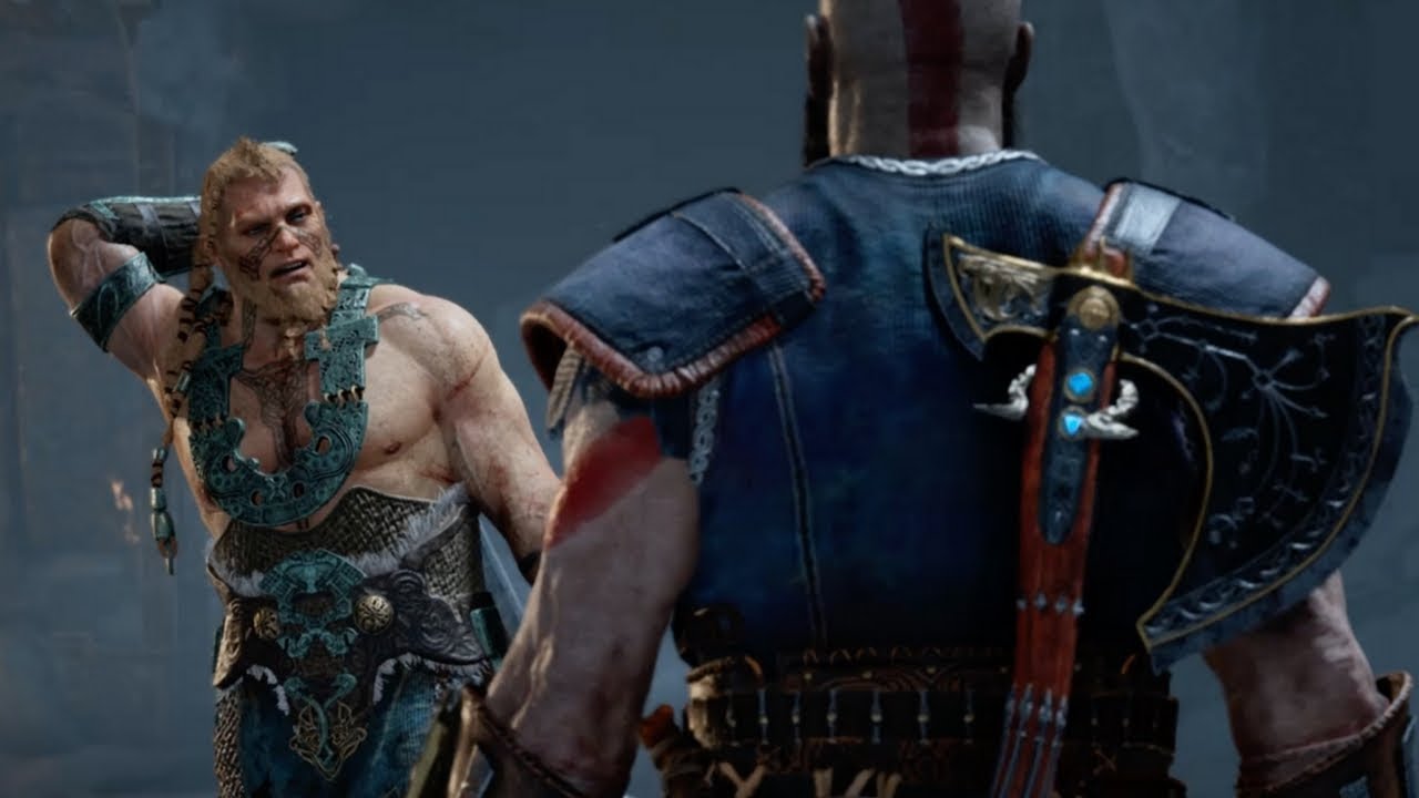 God Of War Kratos vs Son of Thor - Magni and Modi - YouTube