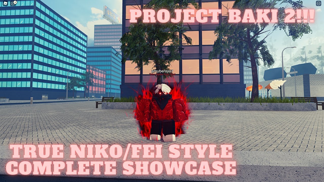 Project Baki 2 TRUE NIKO/FEI STYLE SHOWCASE!!! DIVINE DEMON IS CRAZY ...