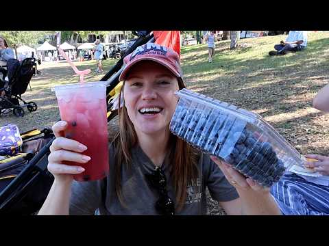 Exploring The Mount Dora Blueberry Festival 2026! | Trying Tasty Foods, Blueberry Treats & Our Haul!
