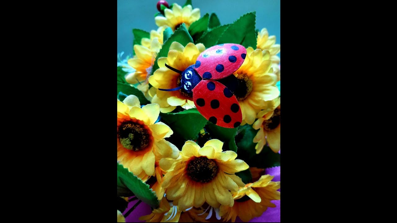 A Lady Bug made out of Spoons.. - YouTube