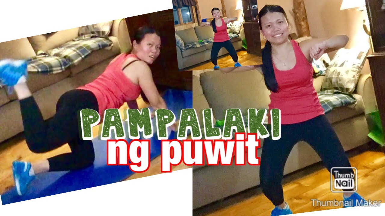 Booty and Legs exercise/ pampalaki ng puwet /stronger legs - YouTube