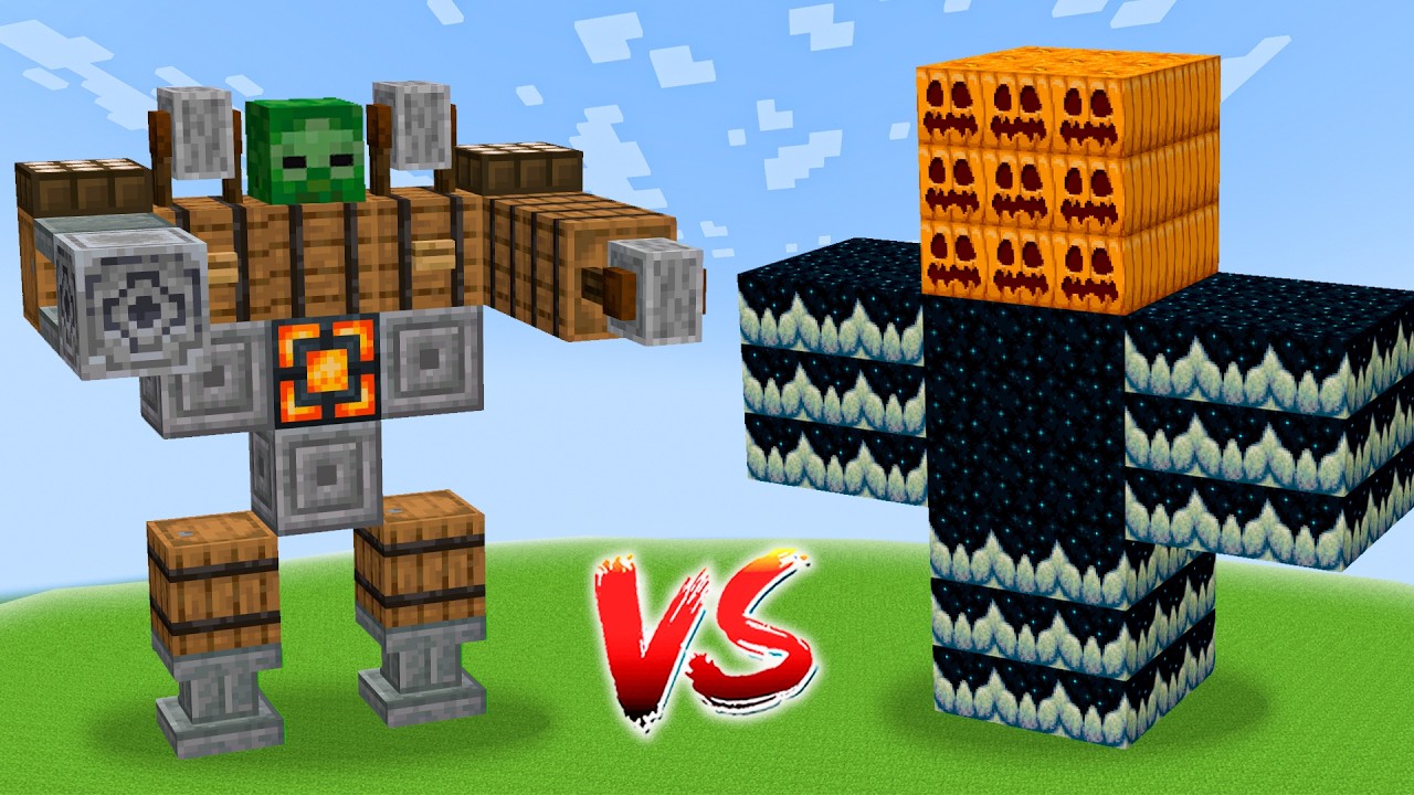 Mecha Zombie vs All New Golems Minecraft Mob Battle ! - YouTube