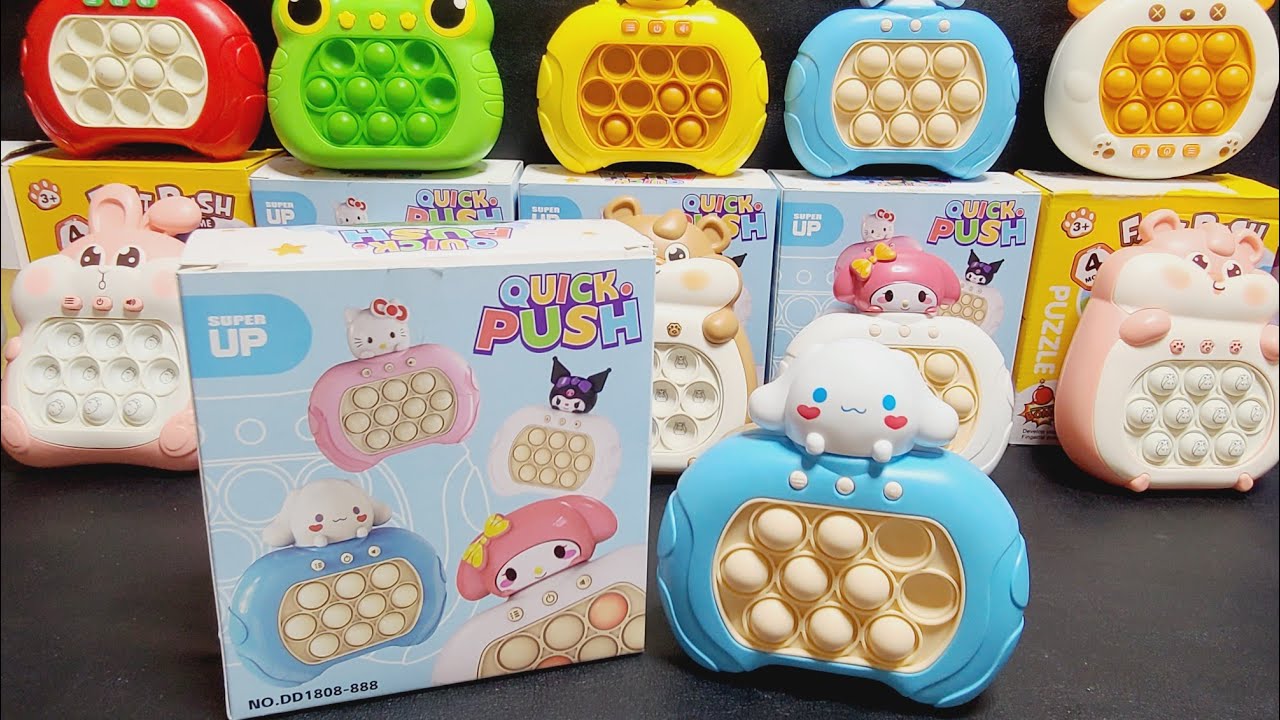 Satisfying with Playing Cinnamoroll Push Pop It Eletrônico Fidget ASMR ...