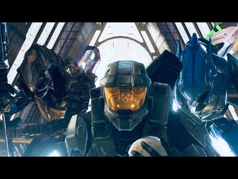 Covenant ELITES teaming up with Master Chief to Fight the FLOOD - YouTube