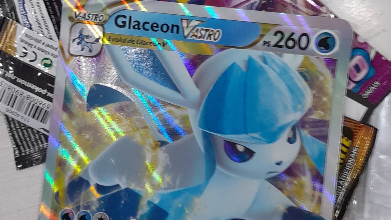 abrimos a box do GLACEON V ASTRO - YouTube