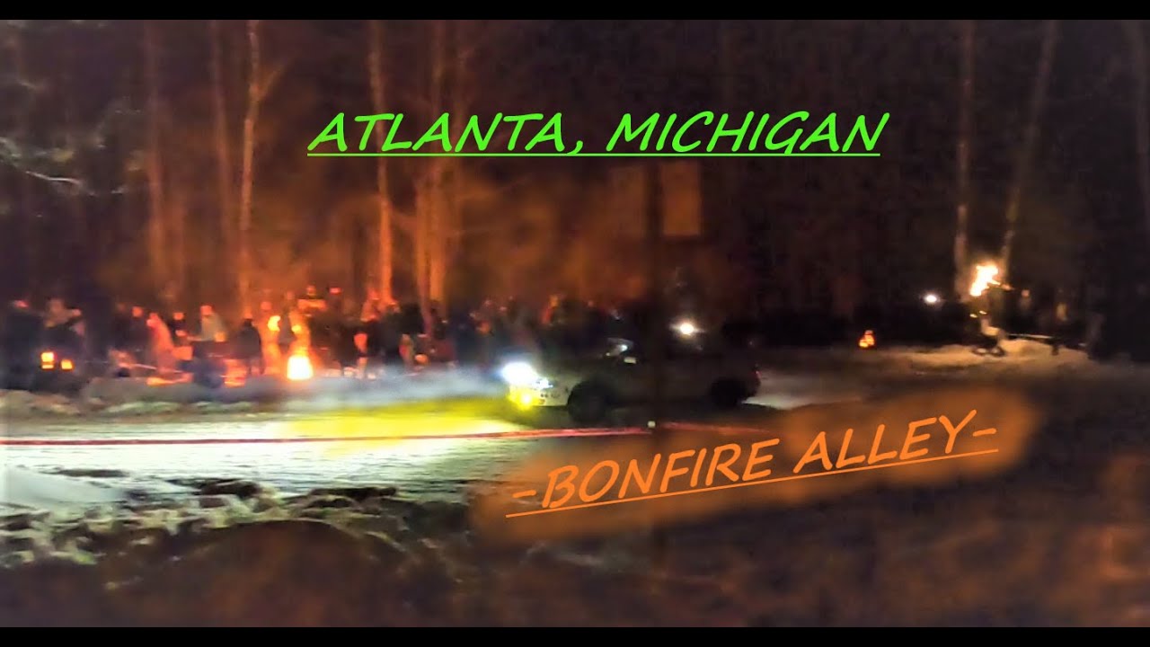 Sno Drift Rally 2023 Day 2: Atlanta, Michigan "Bonfire Alley!" - YouTube