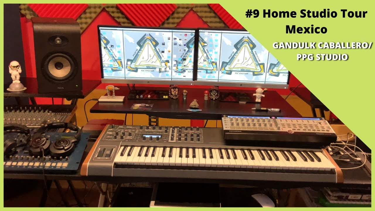 HOME STUDIO TOUR MEXICO | PPG STUDIO - GANDULK CABALLERO - YouTube