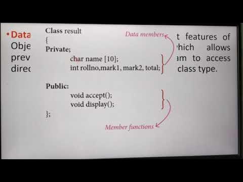 Class Access Specifiers in C++, Part 2, in tamil, Chapter 14, Unit 4, A ...
