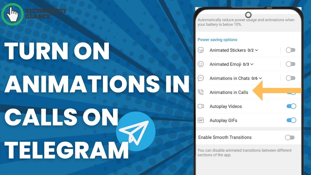 How To Turn On Animations In Calls On Telegram? |Technologyglance - YouTube