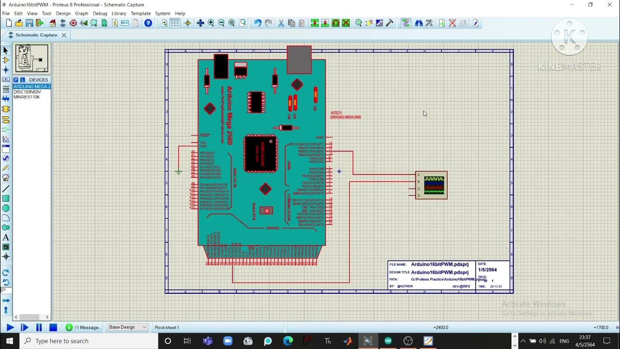 การทำ 16 bit PWM บนบอร์ด Arduino - YouTube