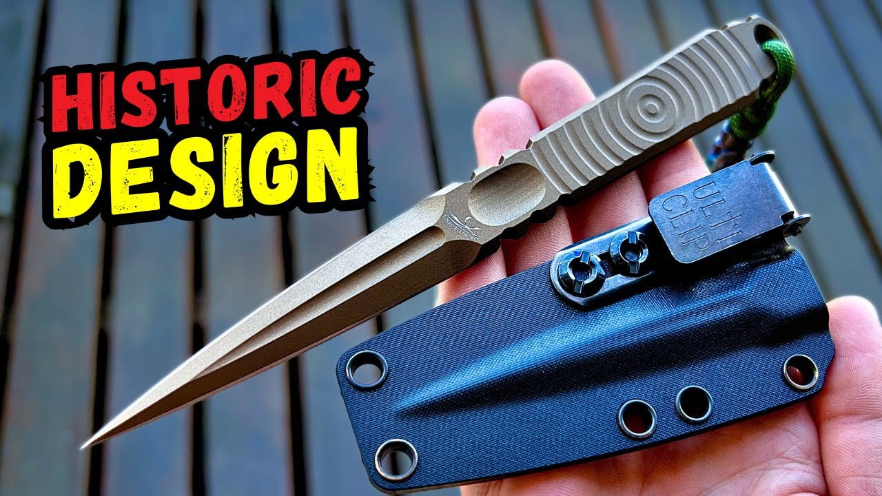 OSS Dagger by Knight Elements - Double Edge Tactical Fixed Blade, A2 ...