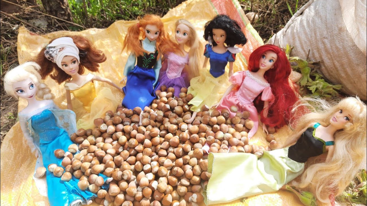 Disney Princess Doll Makeover ~ DIY Miniature Ideas for Barbie Wig ...