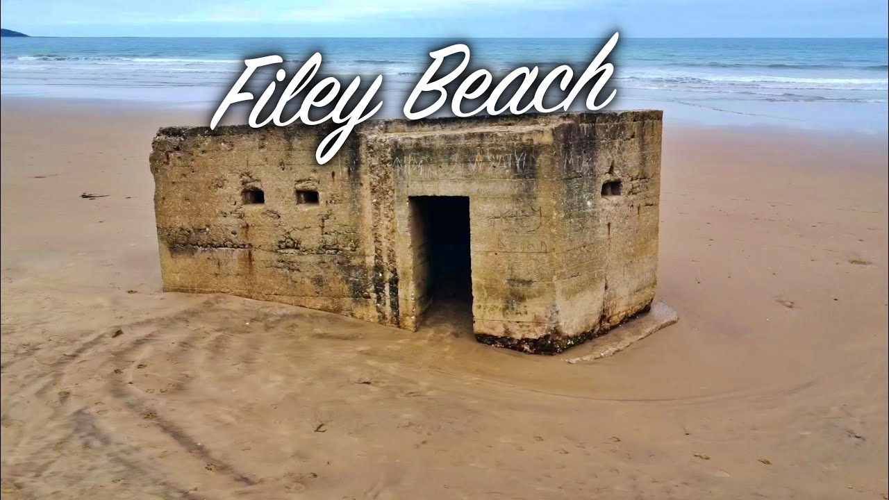 Filey Beach North Yorkshire Cinematic Drone Footage - YouTube