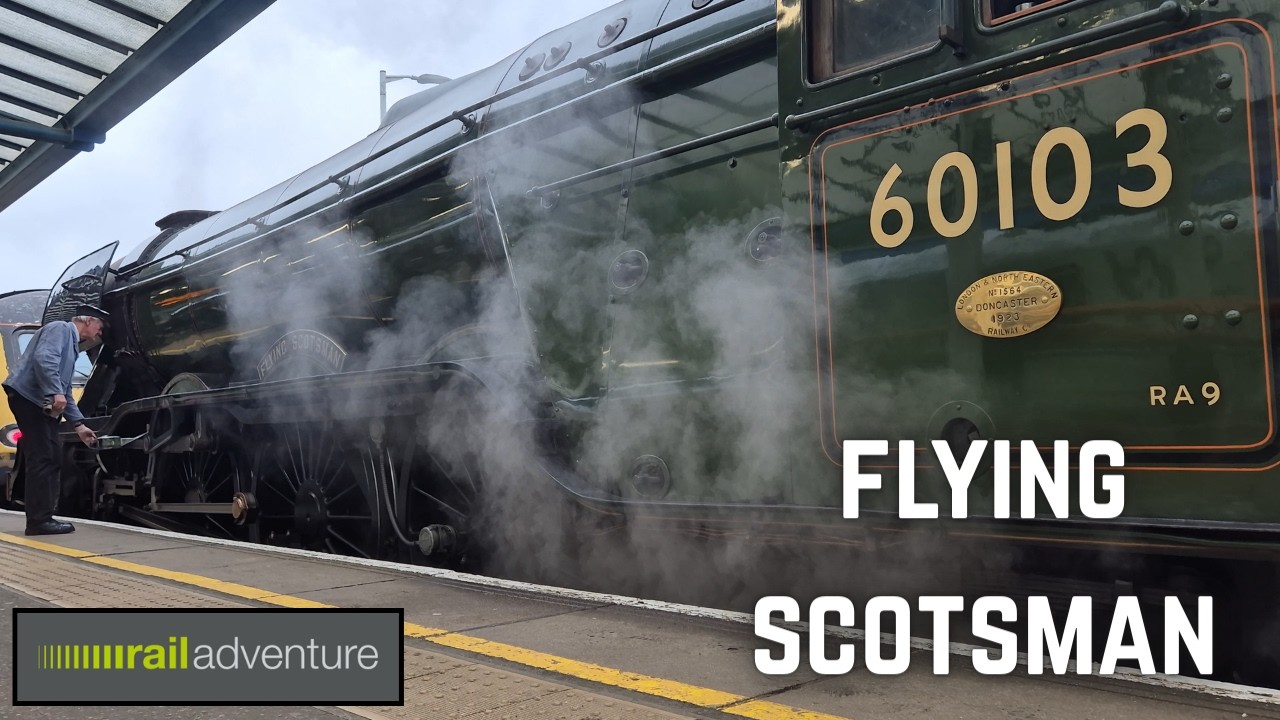 2 Unpainted HST's drag 60103 Flying Scotsman to Alton! | 07/03/26 - YouTube