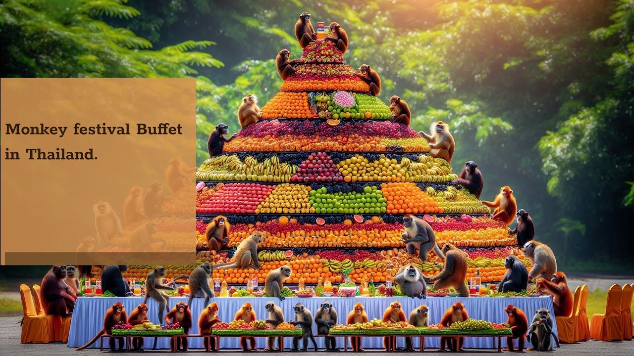 The Monkey buffet festival in Thailand.#facts #history #knowledge - YouTube