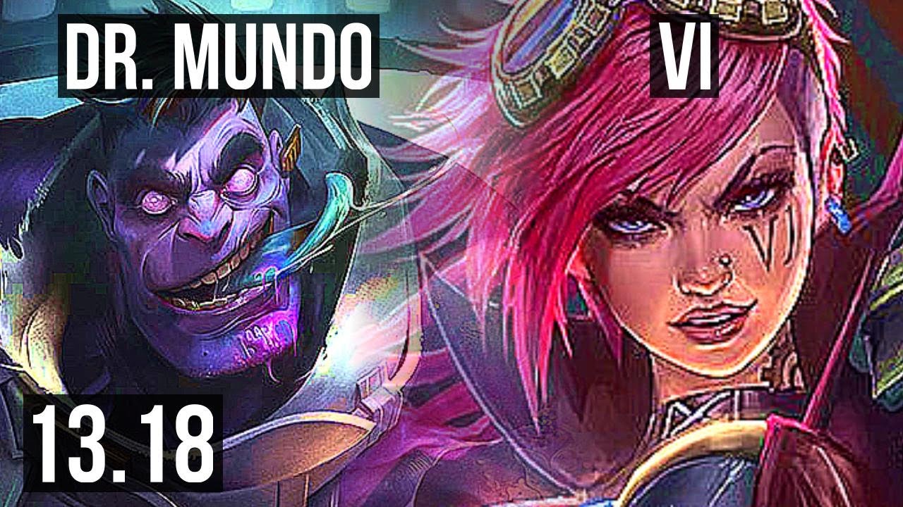 MUNDO vs VI (TOP) | 2.7M mastery, Dominating | BR Diamond | 13.18 - YouTube