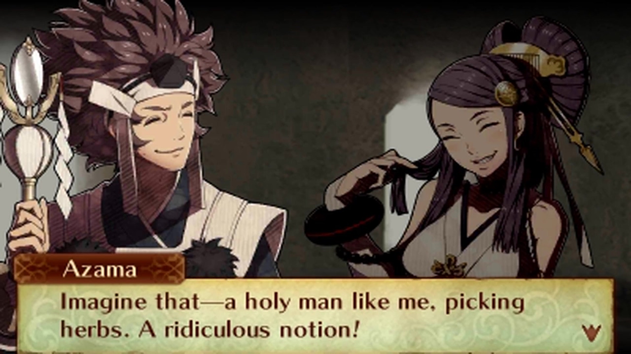 Fire Emblem Fates: Birthright - Orochi & Azama Support Conversations ...