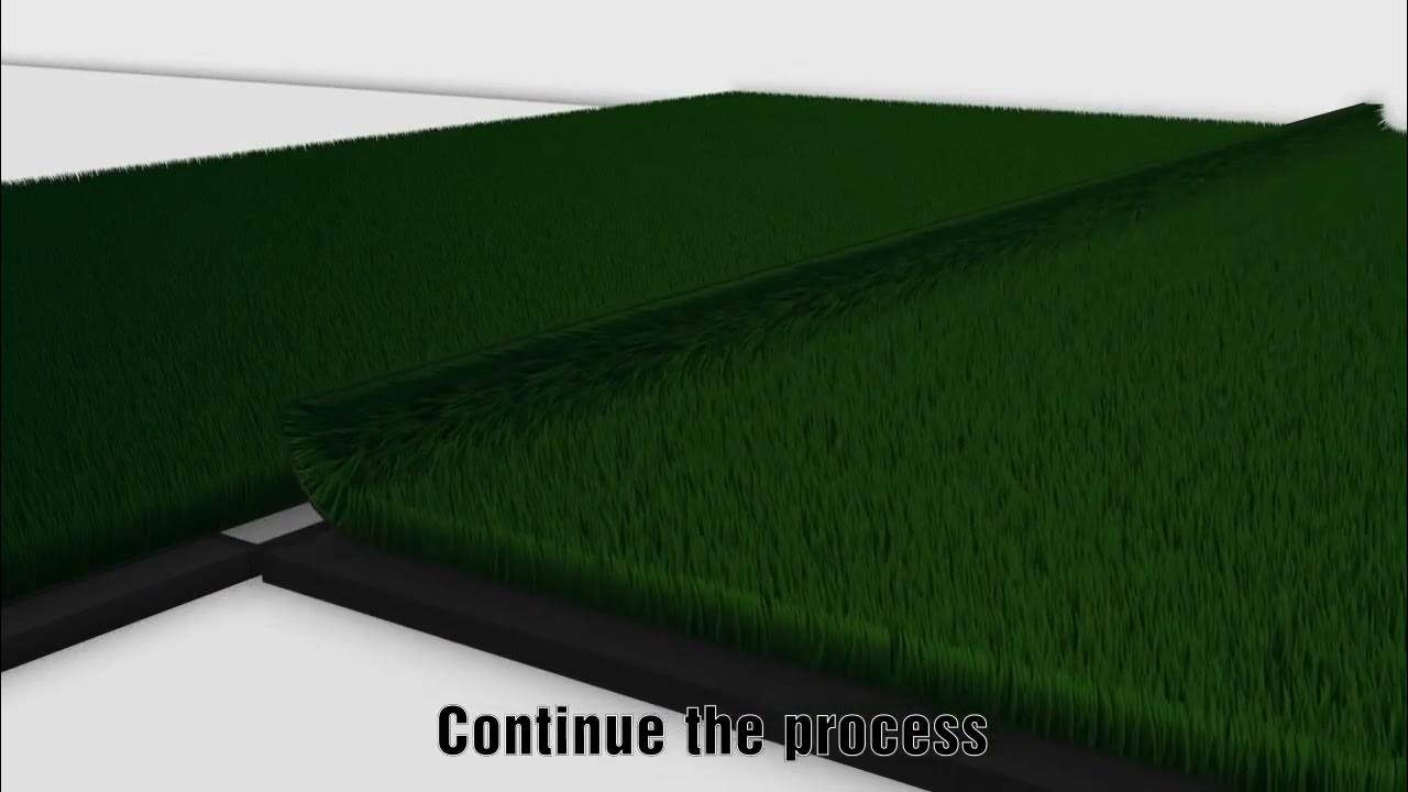 Animated Nexxfield E2 portable turf fast installation - YouTube