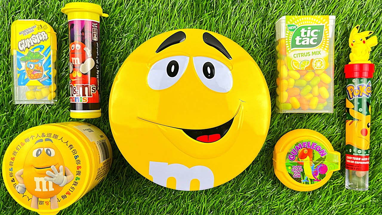 Learn Colors with Sweets. Unboxing and Mixing Candies - YouTube