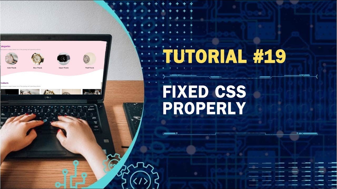 HTML Tutorial: How to use fixed property in css (Hindi) | Web ...