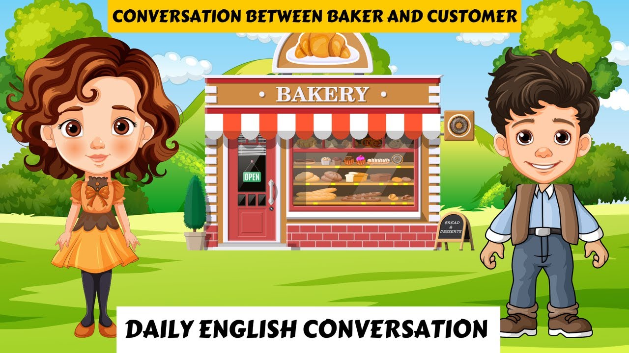 at a bakery shop | english conversation dialogue | easy english ...