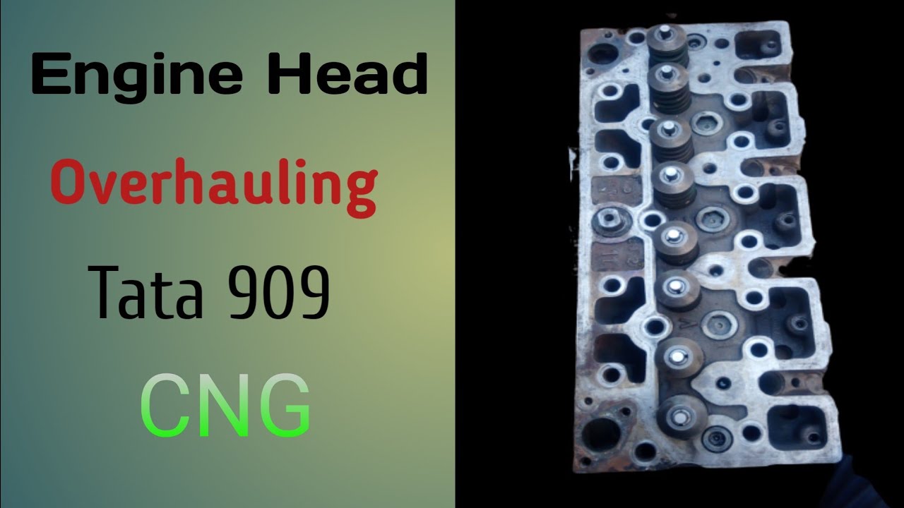 Engine Head Overhauling | Tata 909 CNG | Hindi - YouTube
