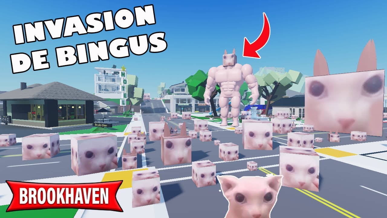 QUE PASARÍA SI PONGO 100 BINGUS EN BROOKHAVEN? ( ROBLOX ) - YouTube