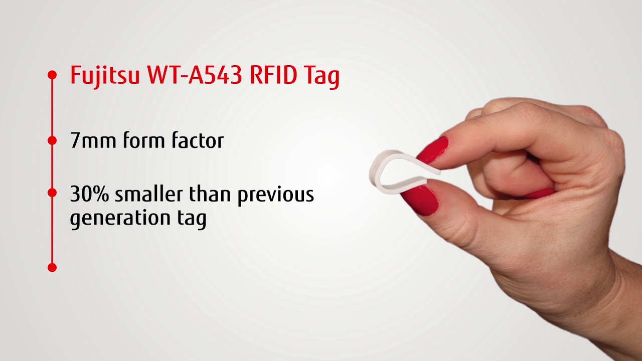 Fujitsu WT A543 RFID Tag - YouTube