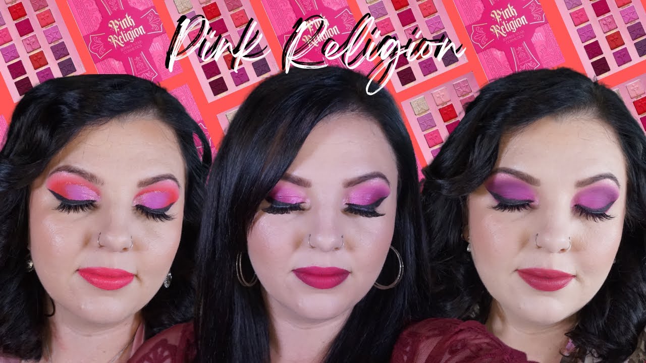 Pink Religion | 3 Looks 1 Pallet | Audacious Betts - YouTube