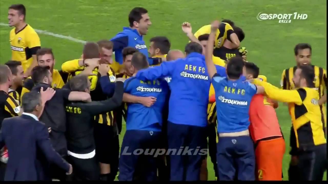 ΑΕΚ - ΟΛΥΜΠΙΑΚΟΣ 2-1 ΚΥΠΕΛΛΟ 2016 (ΑΣΤΕΙΕΣ ΔΗΛΩΣΕΙΣ ΘΕΟΔΩΡΙΔΗ) - YouTube