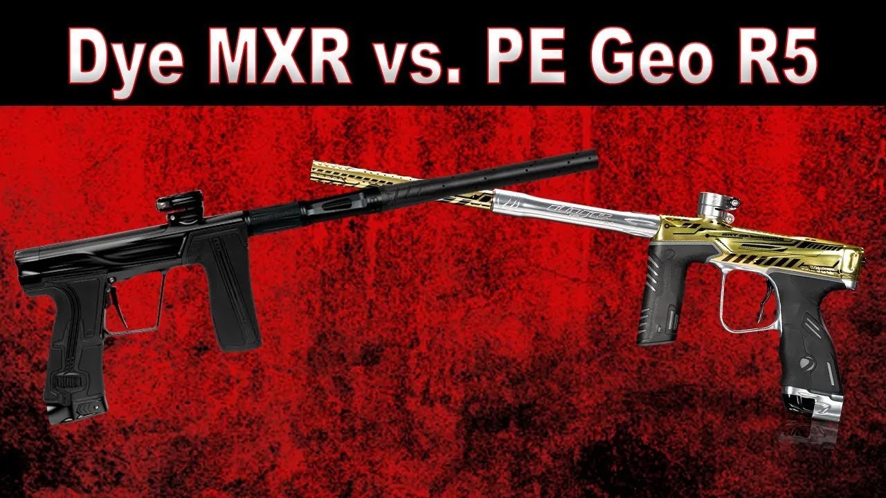 Dye MXR vs Planet Eclipse Geo R5 // Punisher's PB Comprehensive Marker ...