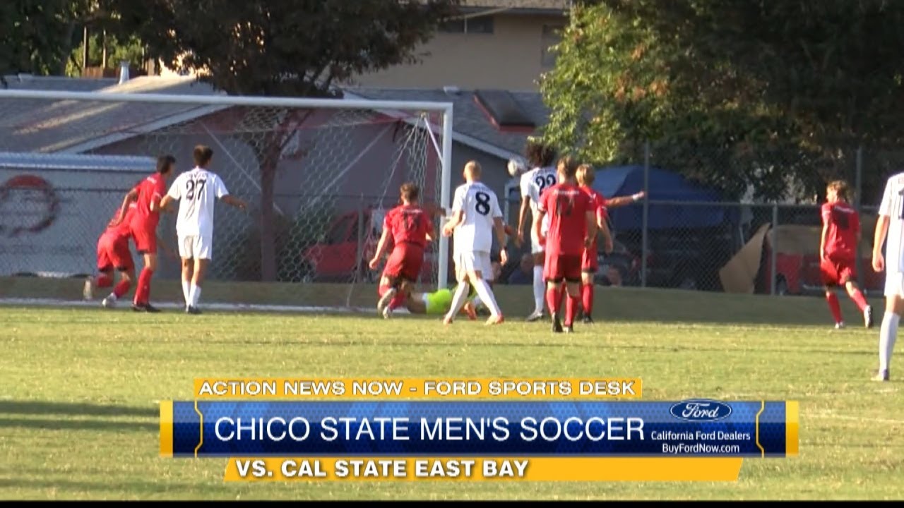 Chico State Men's and Women's Soccer shutout Cal State East Bay - YouTube