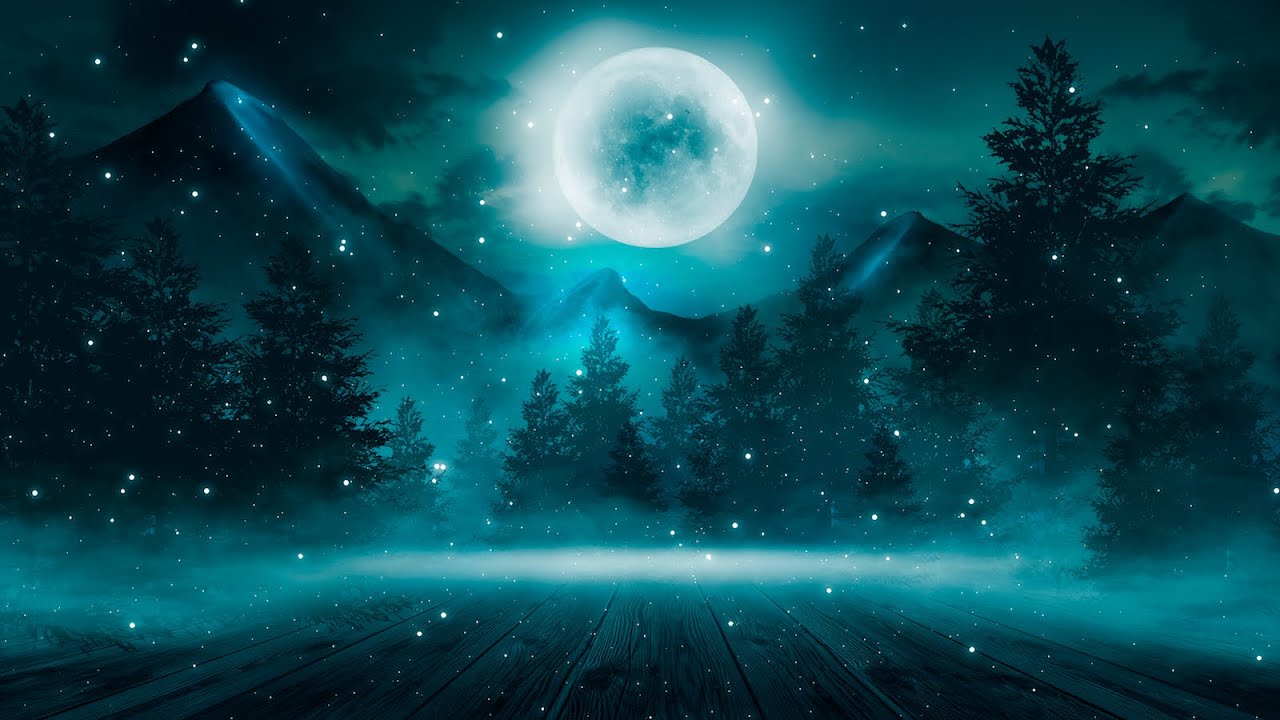 Soothing Winter Music - Icy Moonlight | Relaxing, Beautiful, Peaceful ...