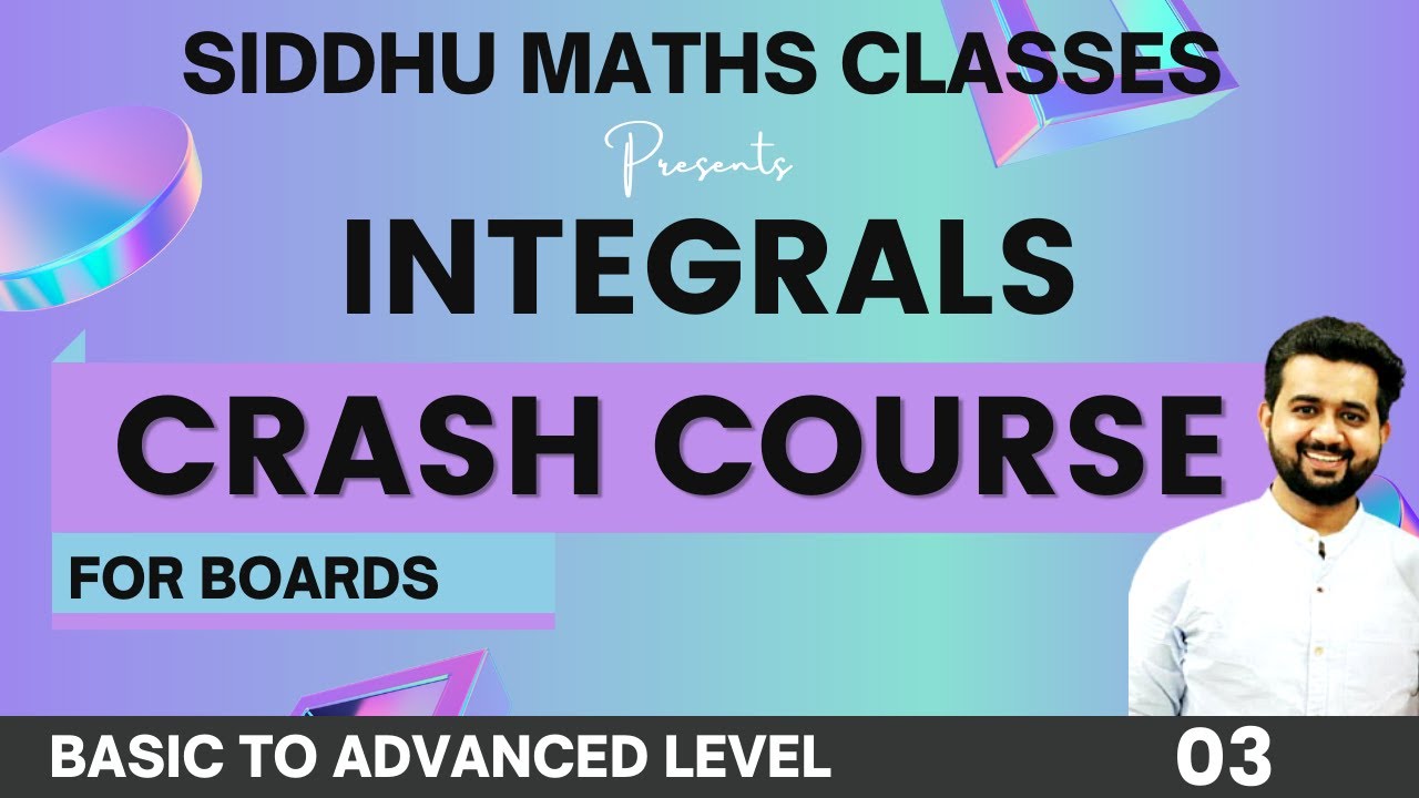 Indefinite Integration 03 | Class 12 Maths Important Questions | SIDDHU SIR | 2021 - YouTube