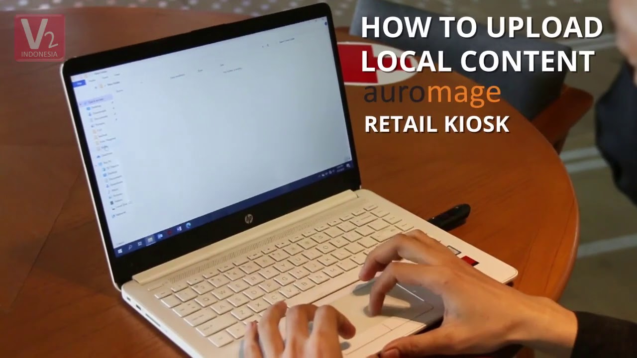 Auromage Retail Kiosk - How to Upload Content - YouTube