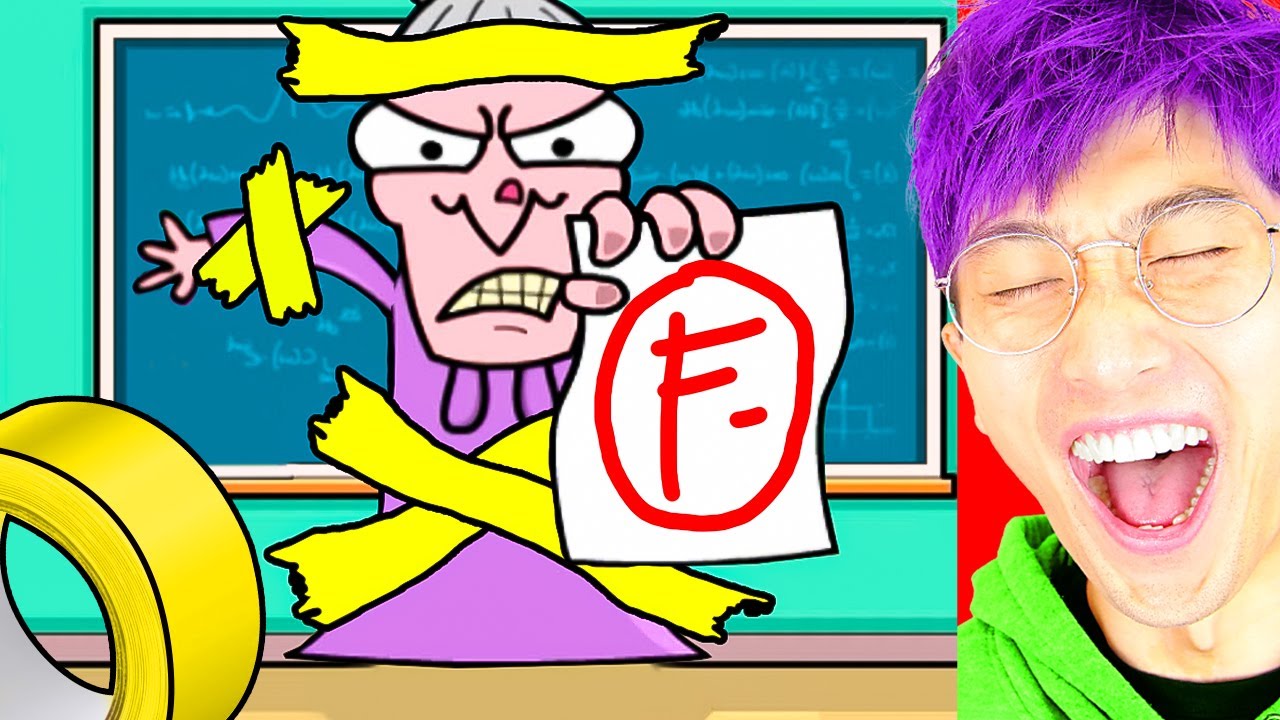 WE SHOW YOU 100 WAYS TO PRANK YOUR TEACHER! (LANKYBOX FUNNIEST MOMENTS ...