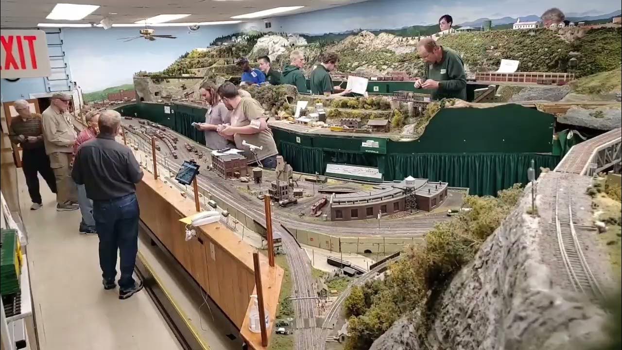 Northern Virginia Model Railroaders Ops Timelapse November 2022 - YouTube