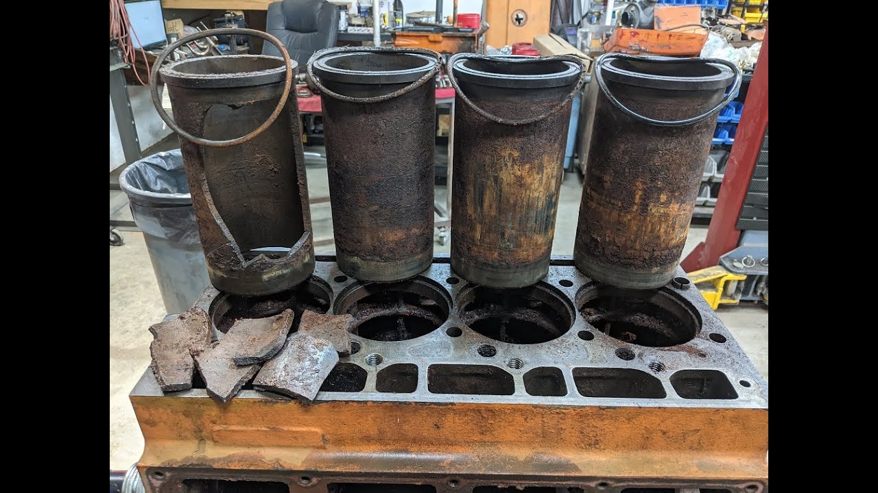 Case Tractor Engine teardown Part 1 - YouTube