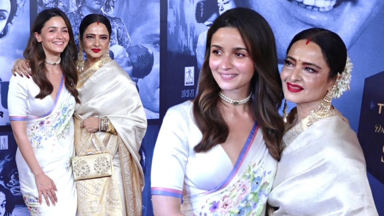 Alia Bhatt Meet Rekha At Raj Kapoor's 100 Glorious Years Celebration ...