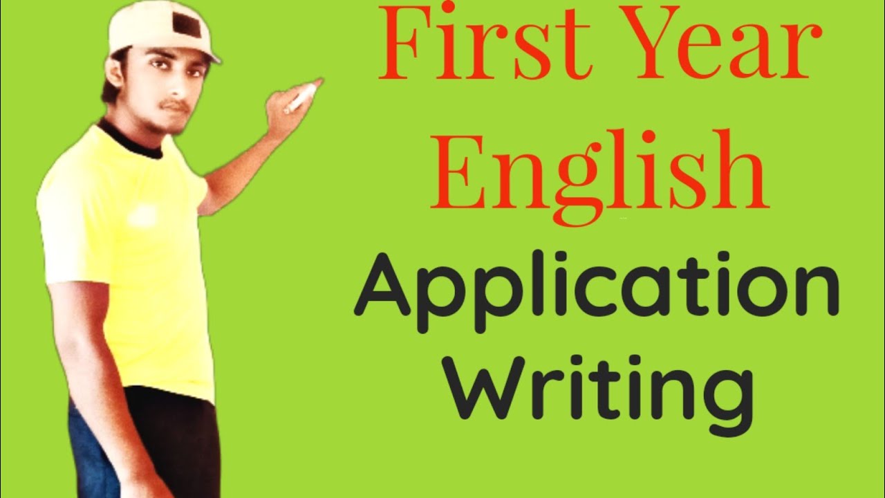 1st year English// First Year English//Application Writing//How to ...