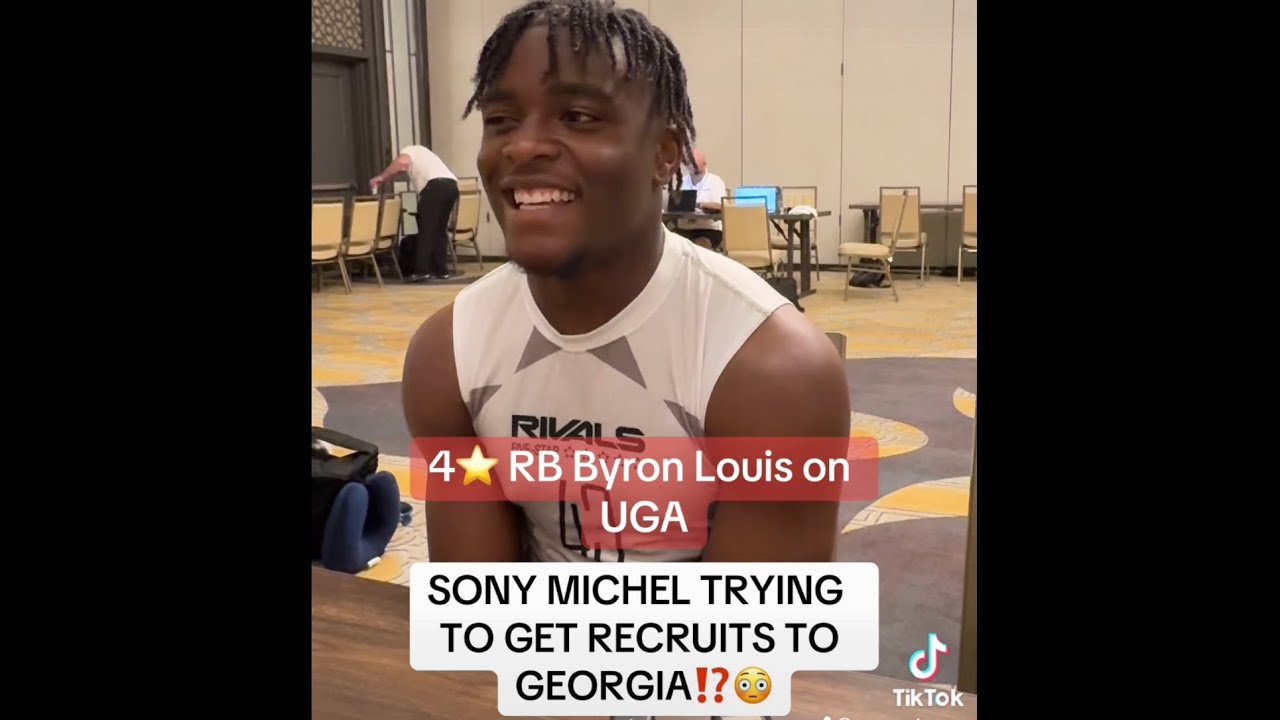 WATCH: 4⭐️ RB Byron Louis tells us he talks to Sony Michel about his ...