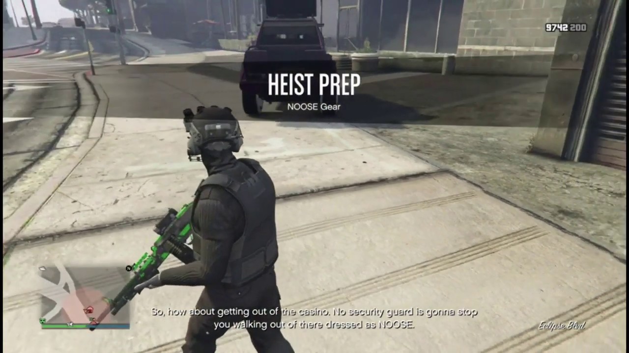 Diamond Casino Heist Prep (NOOSE Exit Disguises - The Big Con) - YouTube