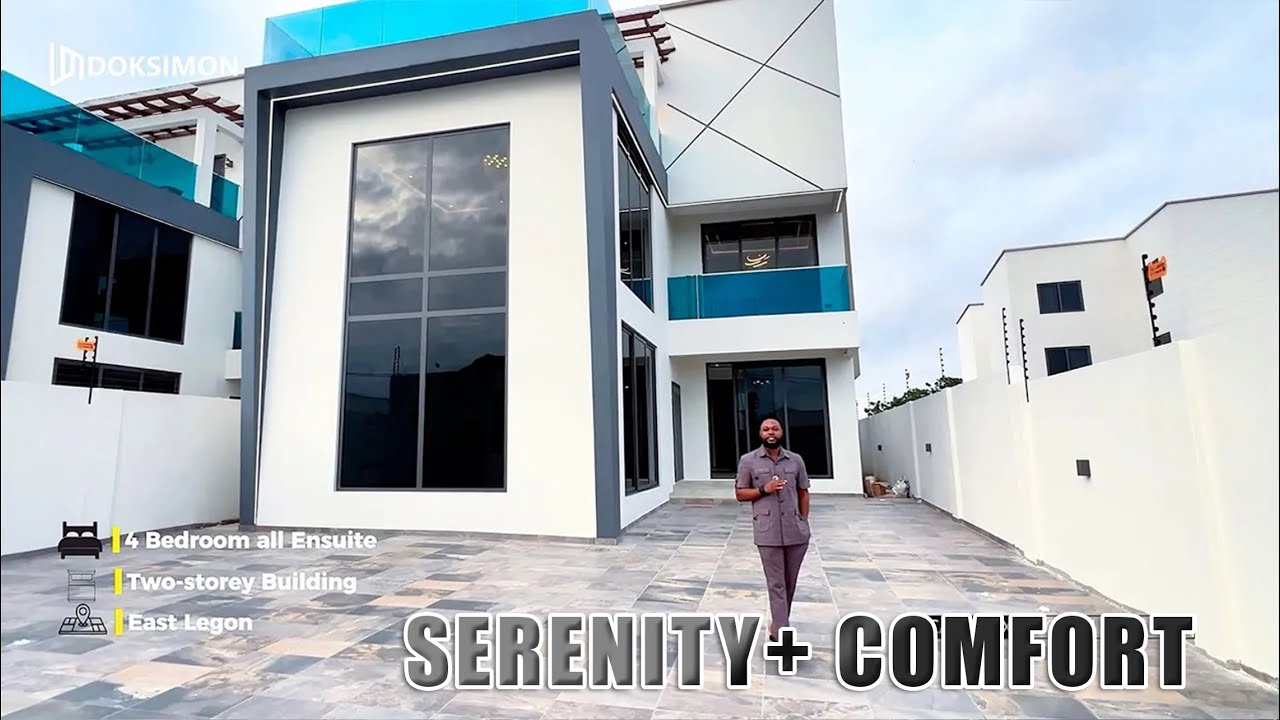 Inside Ghana’s Coolest 4 Bedroom House with Swimming Pool | East Legon ...