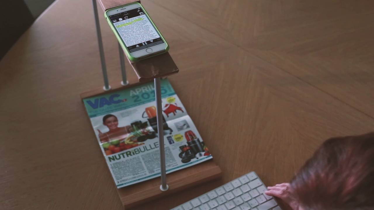 Post vorlesen lassen mit dem KNFB-Reader - YouTube