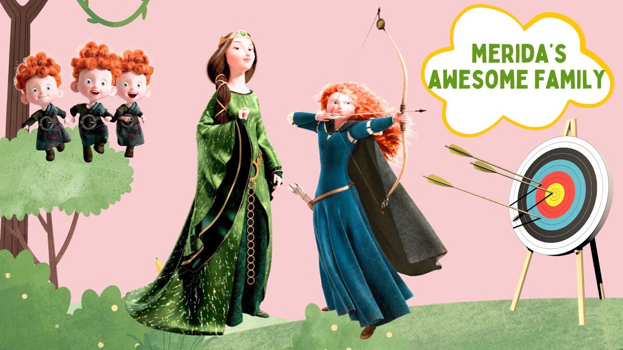 Merida’s Awesome Family from Brave Movie - YouTube
