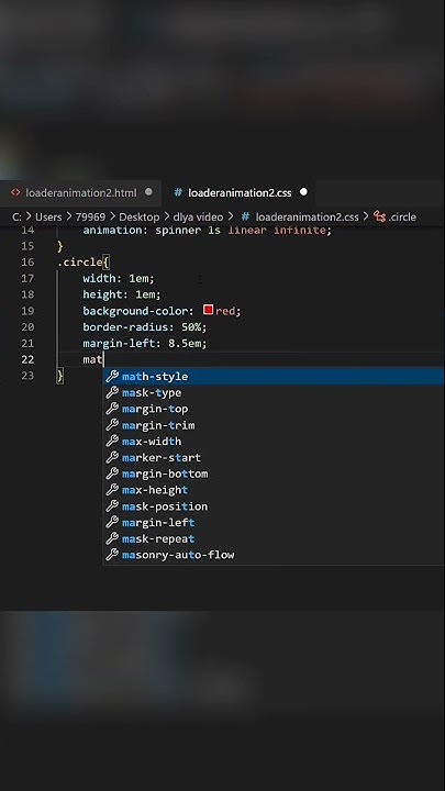 Css Loader Animation Css Cssanimation Coding Htmlcss Programming Shorts Short