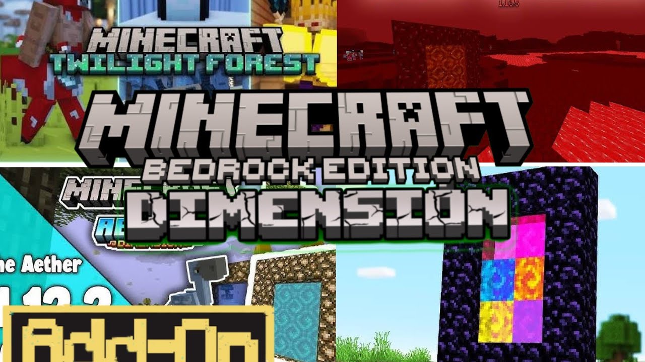 9 add-on de dimensión en Minecraft Bedrock edition - YouTube