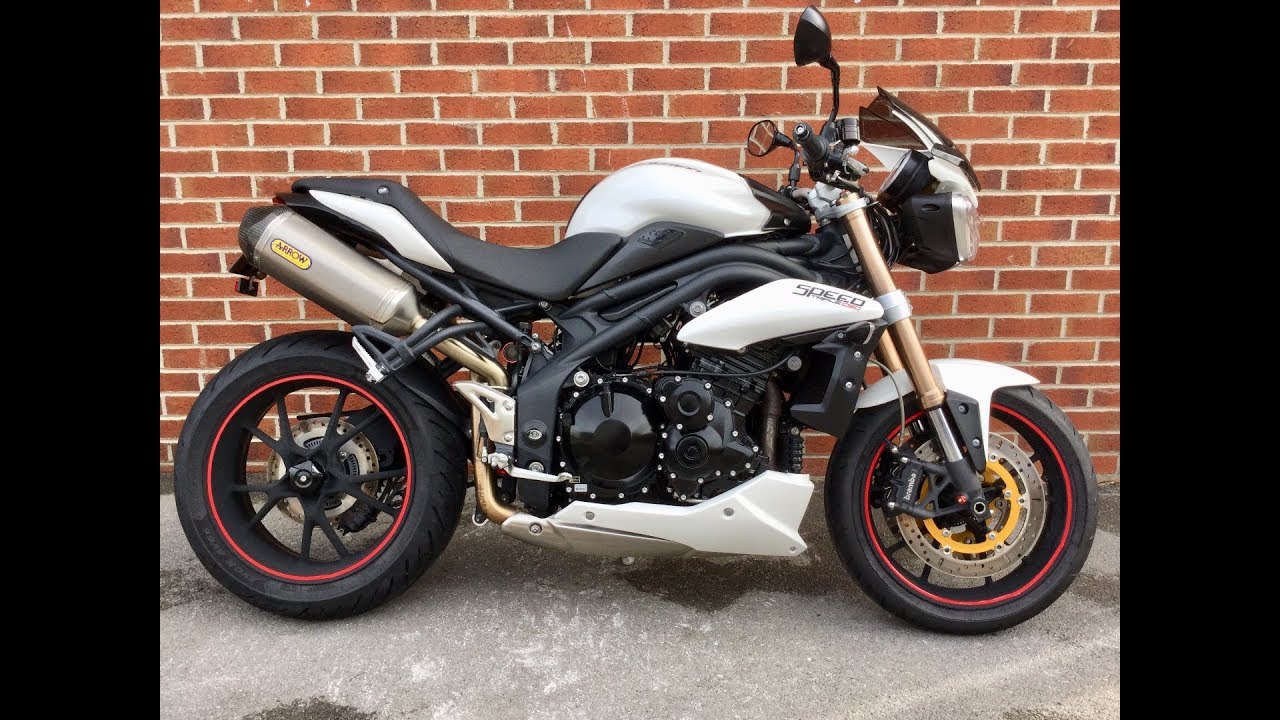 2011 Triumph Speed Triple 1050 ABS. 9099 miles. #24849 - YouTube