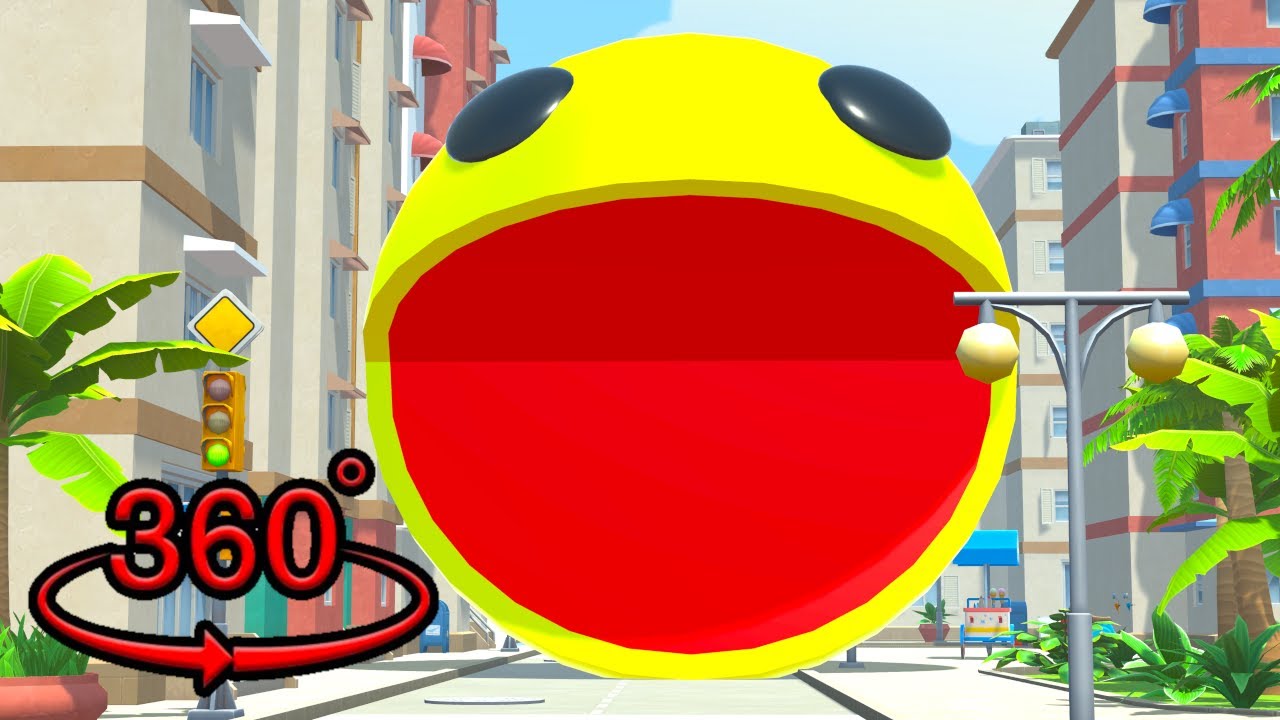 360° Pacman - Chase You | VR 360 Video - YouTube