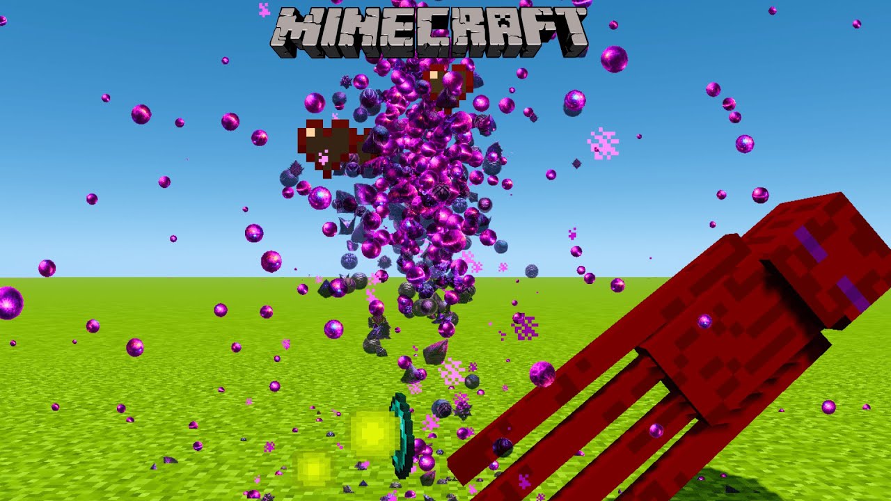 Minecraft but mobs bleed realistic - YouTube